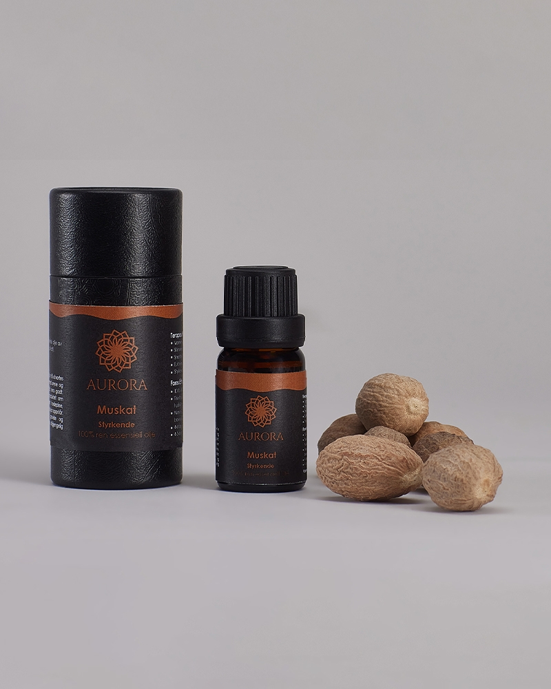 Muskot - 100 % naturlig, eterisk olja | PlusLife | Hög kvalitet ...